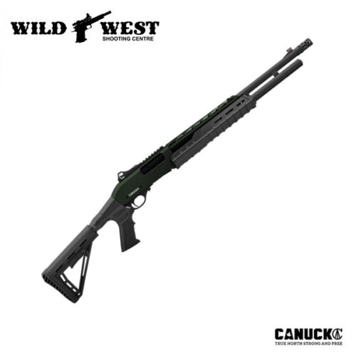 Canuck Sentry 12 Ga Pump Action 24″ Barrel 8+1 Shotgun-Green | Wild West