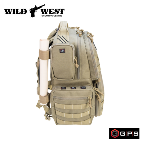 GPS Tactical Range Backpack - Holds 2 Handguns | Wild West