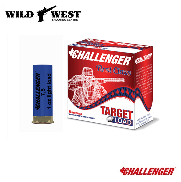 Challenger Target Light Load 12ga. 2-3/4", #7.5, 1oz. - 250 Rounds ...