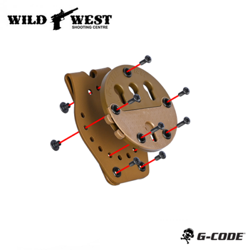 G-Code RTI Battle Belt Molle Adapter - Black | Wild West