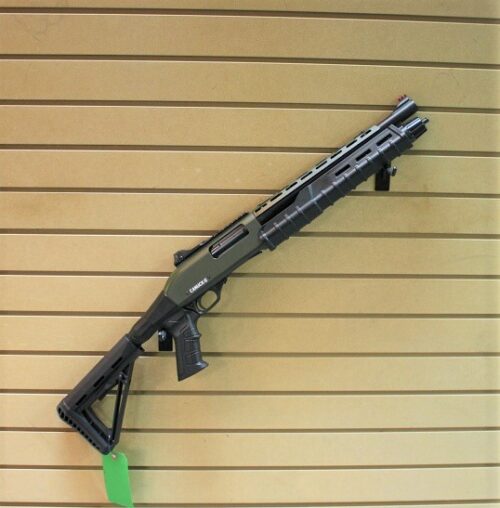 Canuck Commander 12Ga. 4+1 Pump Action - Green/Black | Wild West